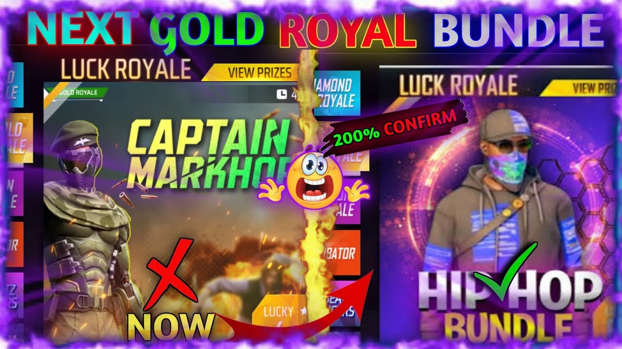NEXT GOLD ROYAL BUNDLE FREE FIRE/UPCOMING GOLD ROYAL FREE FIRE/FREE ...