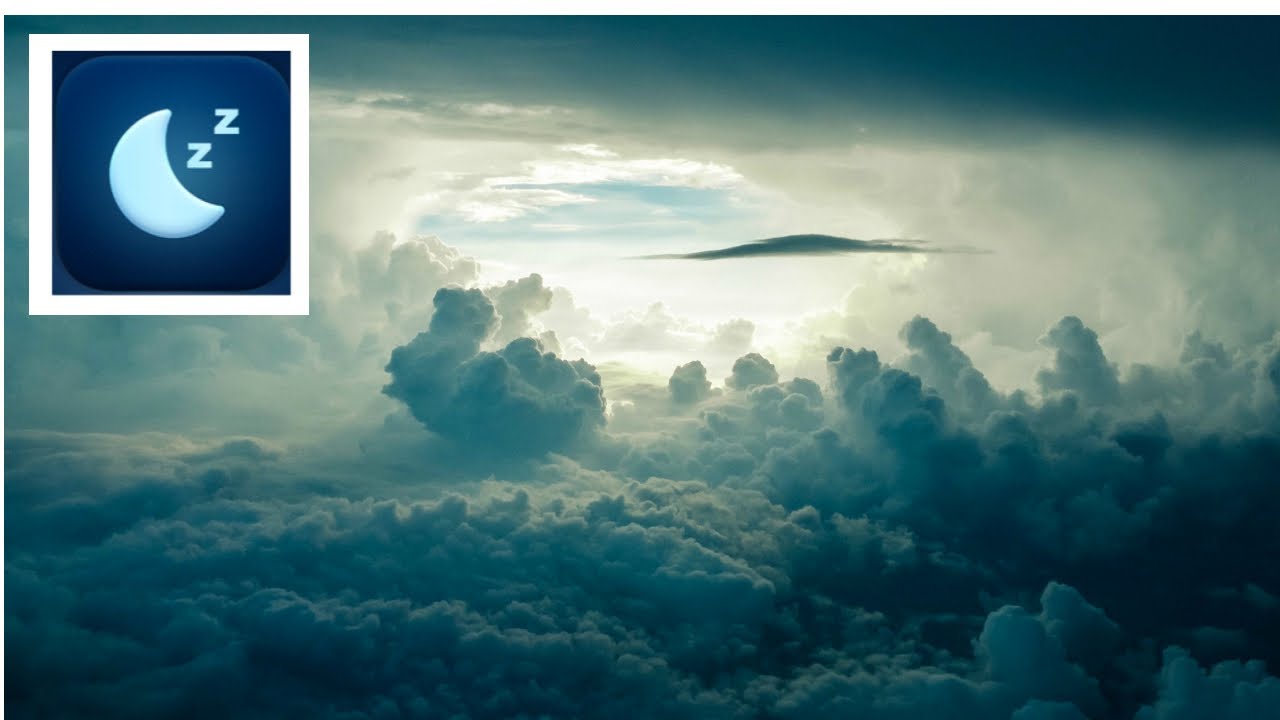 Flying Through Clouds with Relaxing music sound for Sleeping Fast, ASMR ...