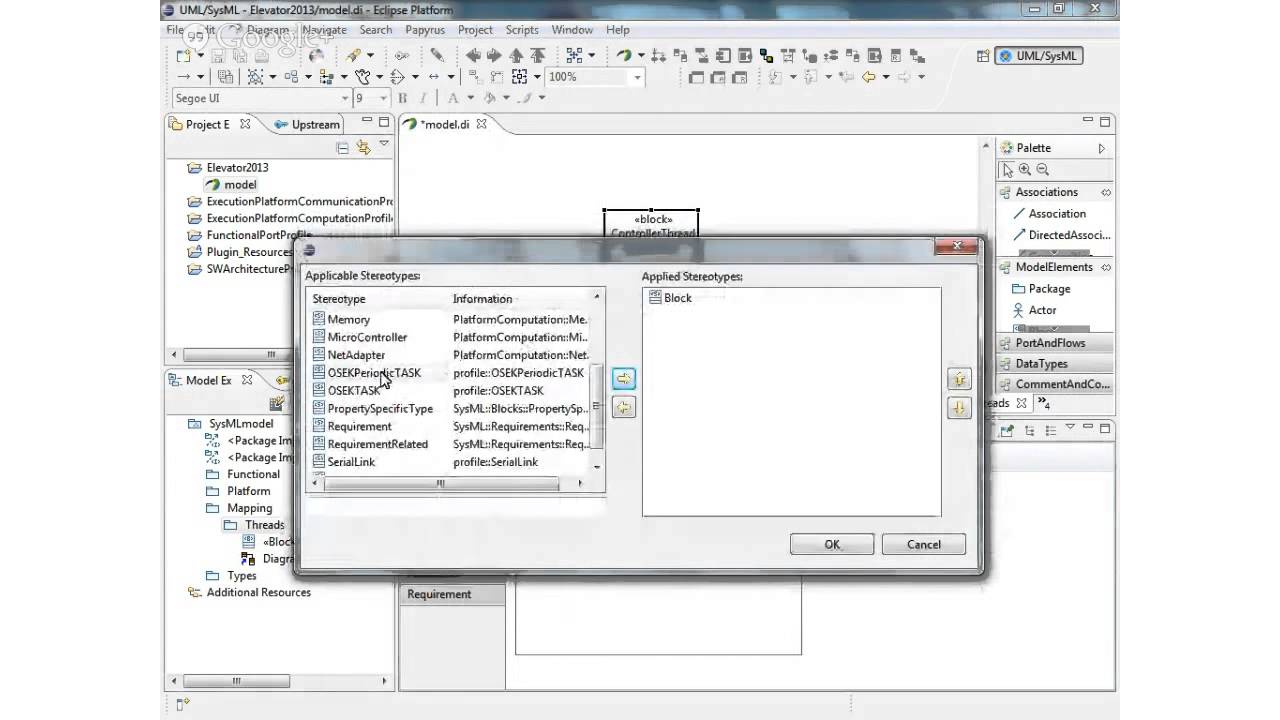 Lesson 2: SysML - Profiles, Stereotypes and Mapping - YouTube