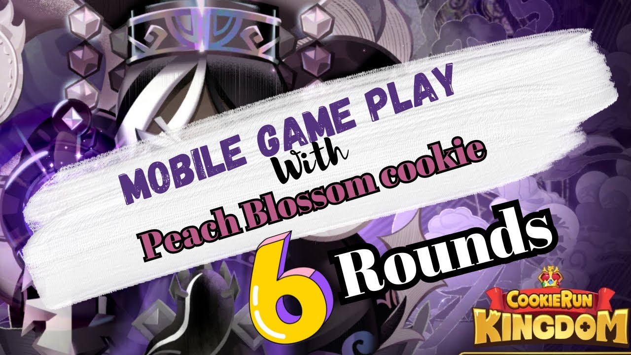 Cookie run kingdom game play ( with peach blossom cookie) # ...