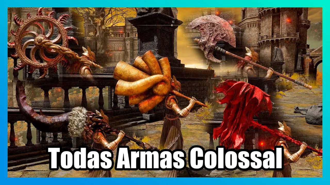 Elden Ring 100% - Arma Colossal - YouTube