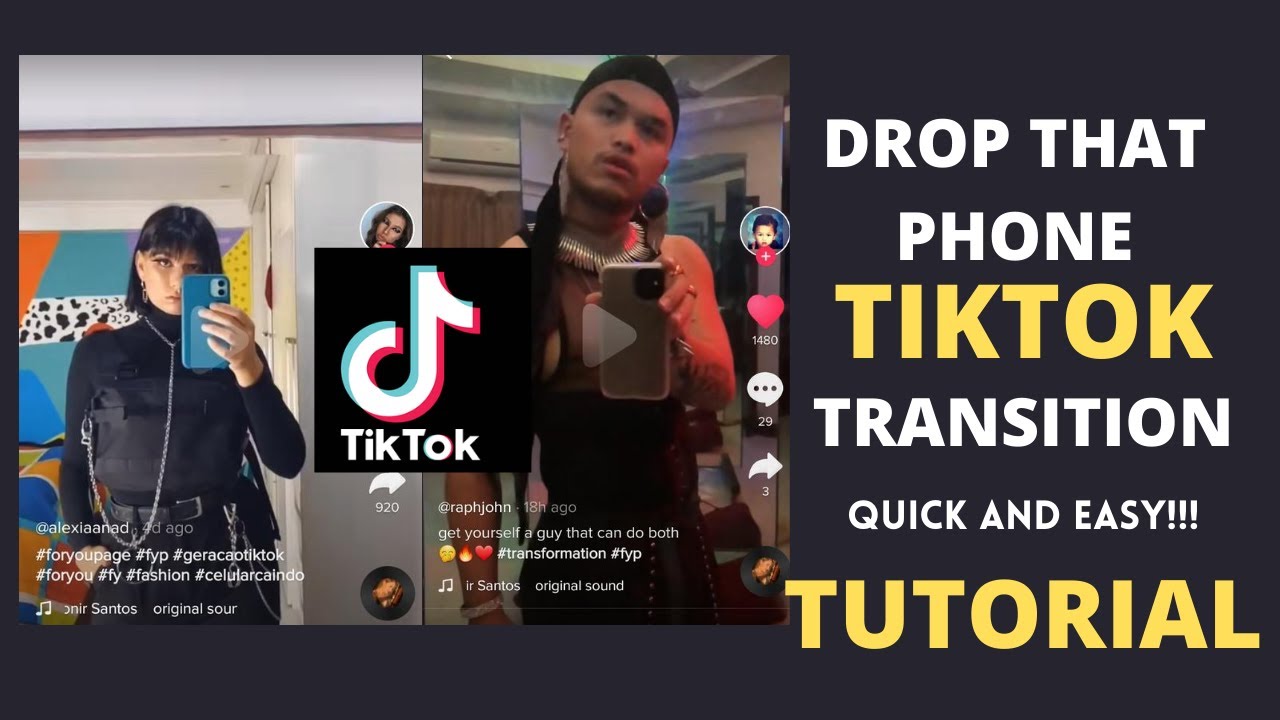 TIKTOK SMOOTH TRANSITION TUTORIAL - YouTube