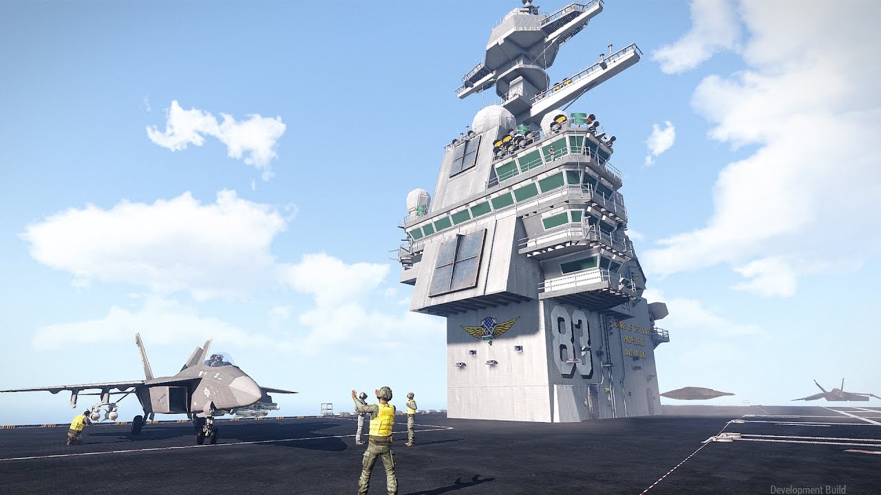 Arma 3: Jets DLC - USS Freedom aircraft carrier - YouTube
