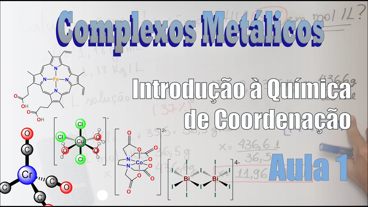 Complexos Metálicos - Aula 1: O que é um complexo? Uma introdução à ...