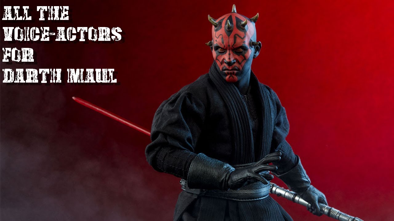 All The Voice-Actors For Darth Maul - YouTube