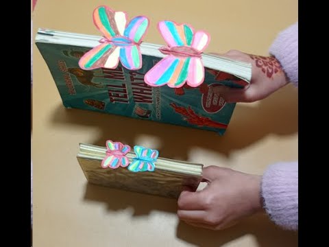 How to Make Paper Book mark | Kids DIY Paper Craft Ideas - YouTube