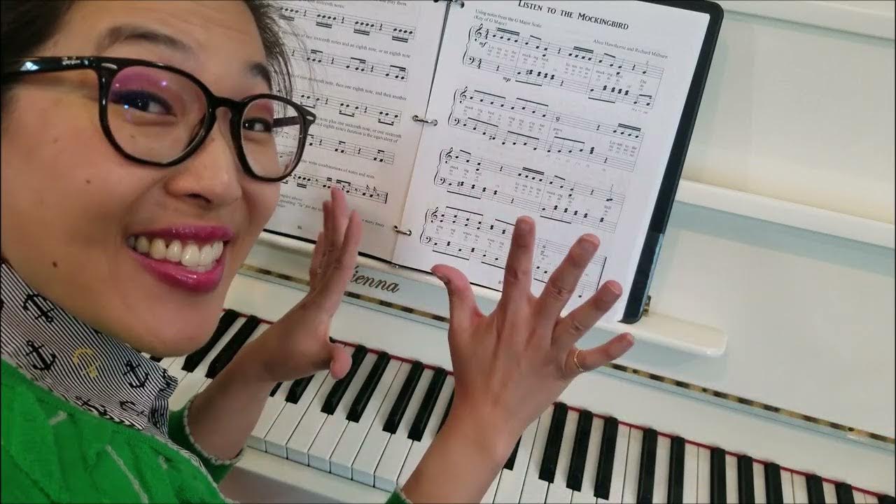 Piano Lesson 099: Listen to the Mockingbird (Presto! It's Piano Magic ...