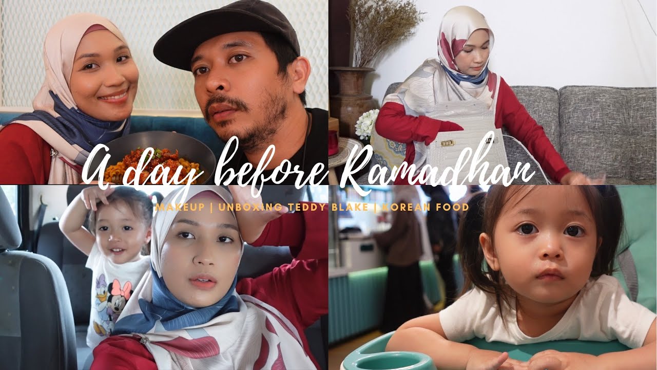 Vlog : Get ready w/ me | makeup + unboxing handbag raya | makan makan ...