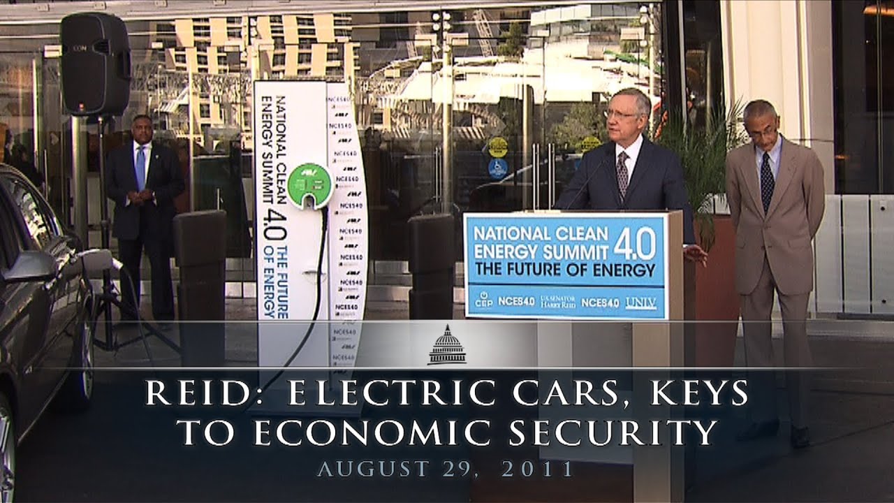 Reid: Electric Cars Key to Economic Security - YouTube