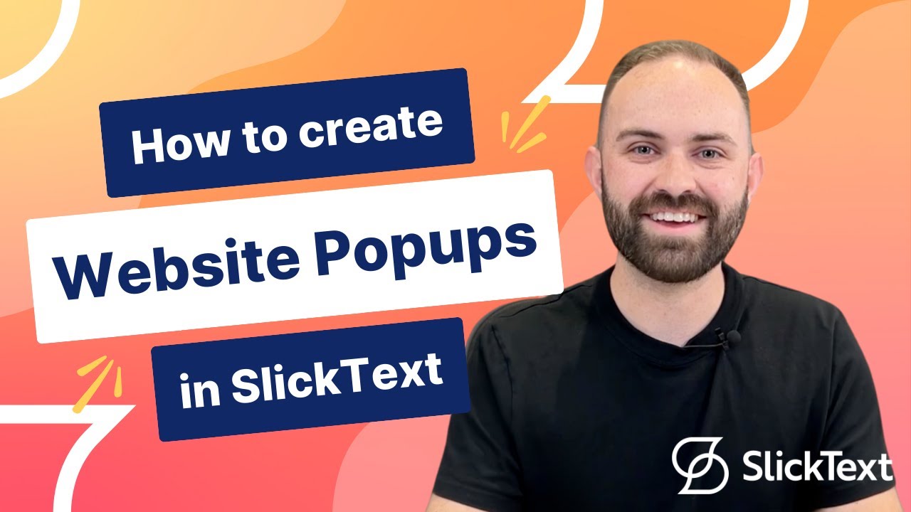 Building a Website Popup in SlickText | SlickText Tutorials - YouTube