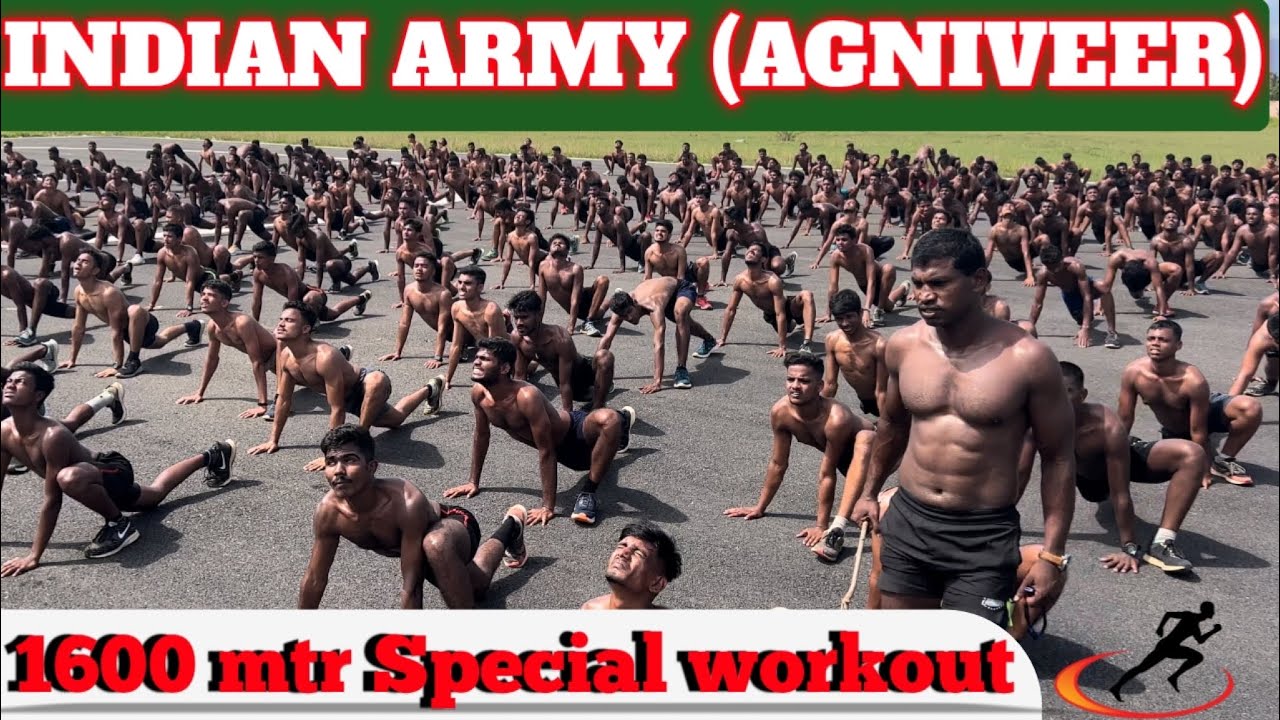 Indian Army🔥 Agniveer Special For 1600mtr Running speed Workout😡चिता के ...