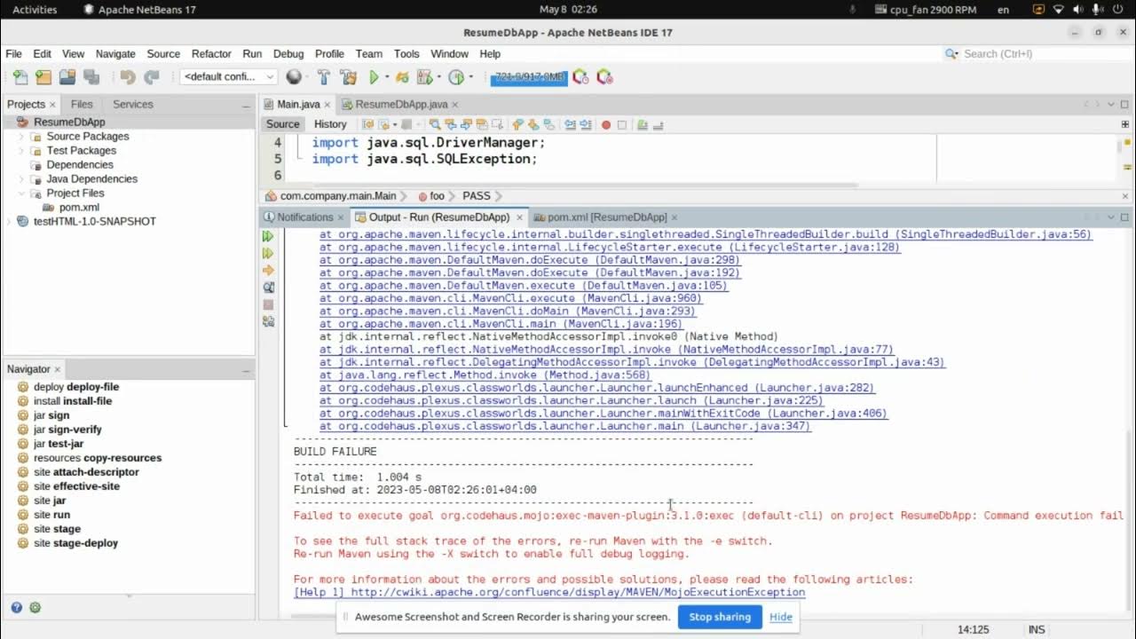 Exception In Thread Classnotfoundexception Commysqljdbcdriver Netbeans Connect To Mysql