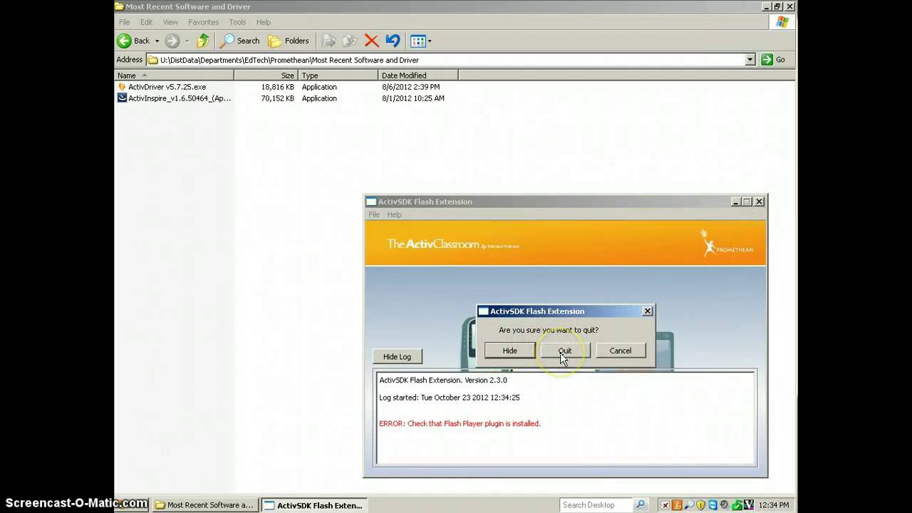 ActivInspire and ActivDriver Installation - YouTube