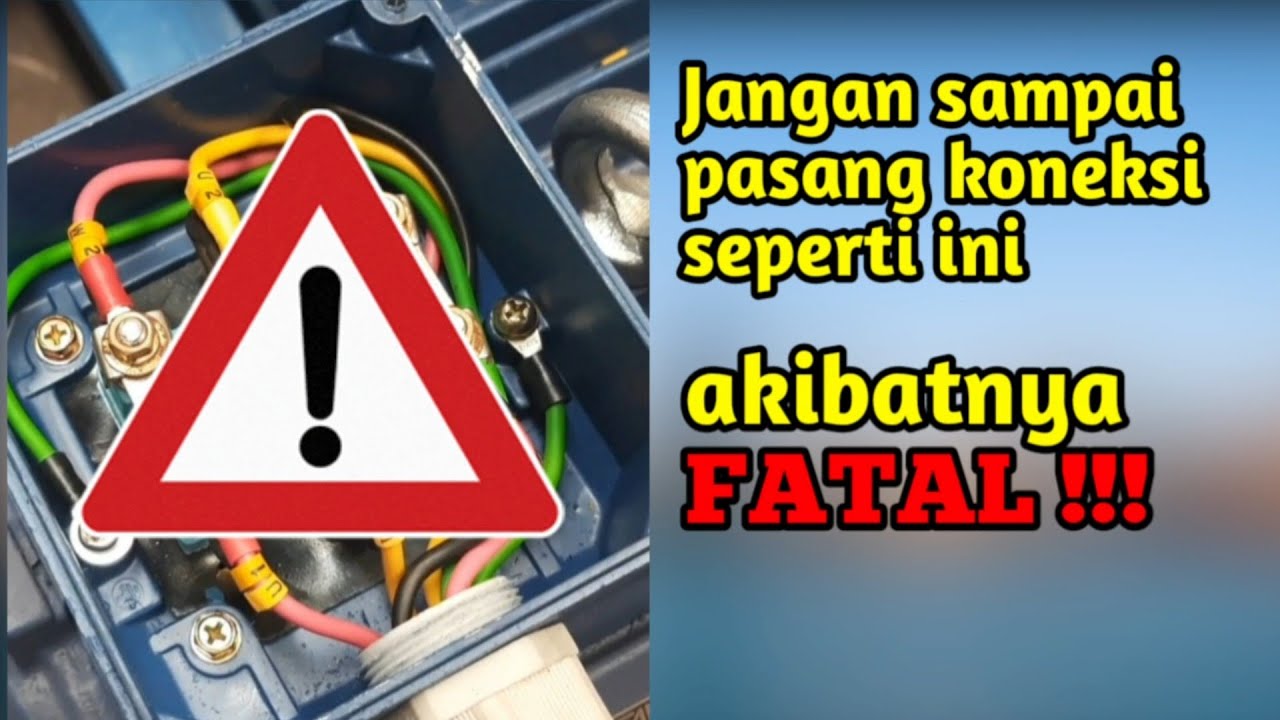 Cara kerja dan koneksi Star delta motor 3 phase - YouTube