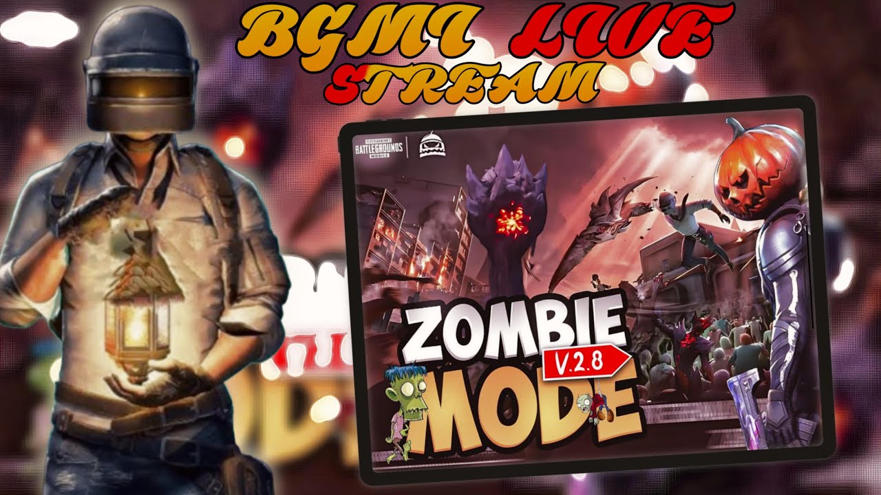 Classic zombie mode | Survive till end | Bgmi live stream ...