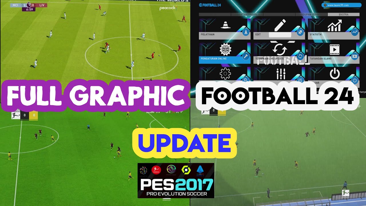 PES 2017 NEW EFOOTBALL 24 FULL GRAPHIC AIO 2024 - YouTube