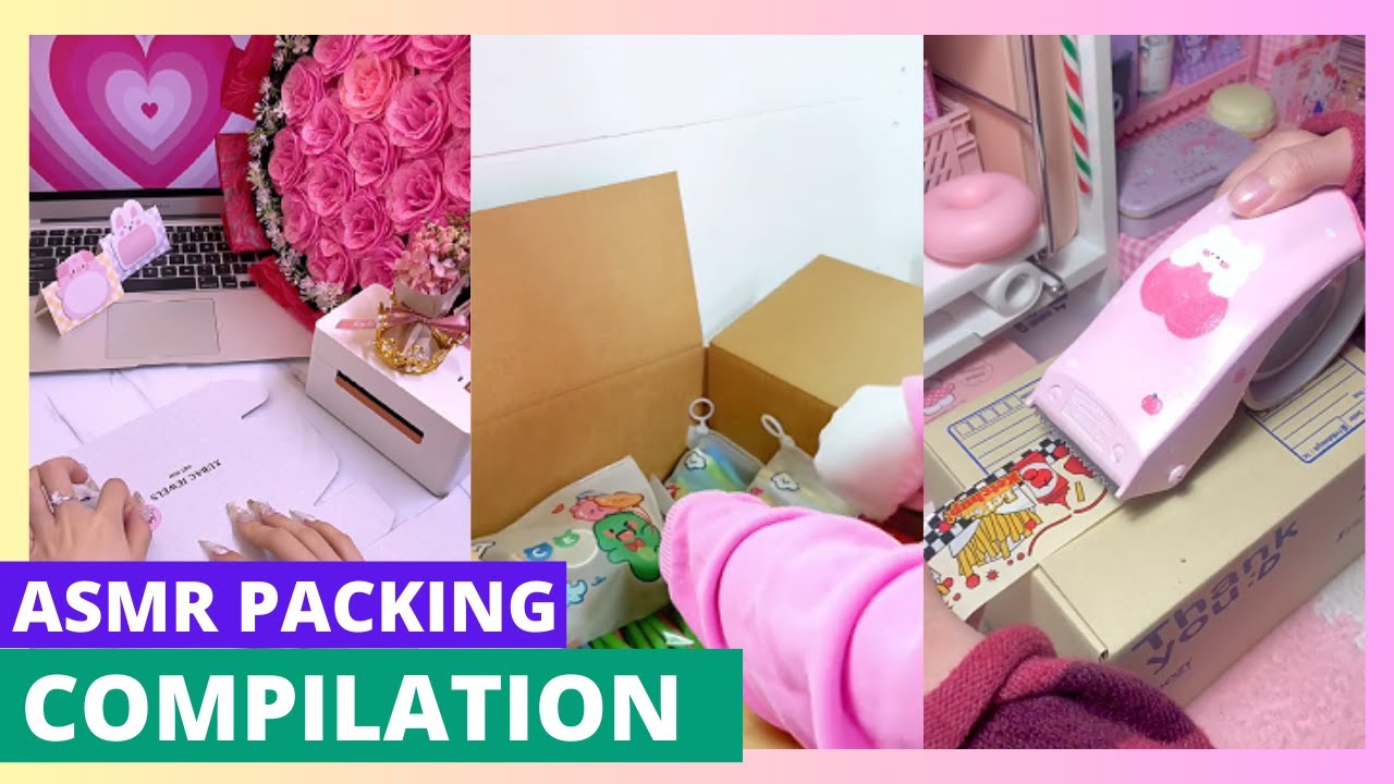 ASMR Packing Tiktok Compilation #3 - YouTube