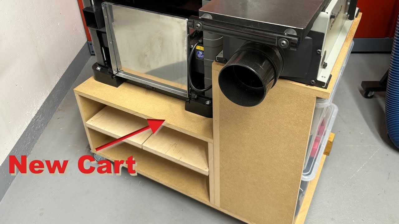 Building a Jointer and Thickness Planer Cart - YouTube