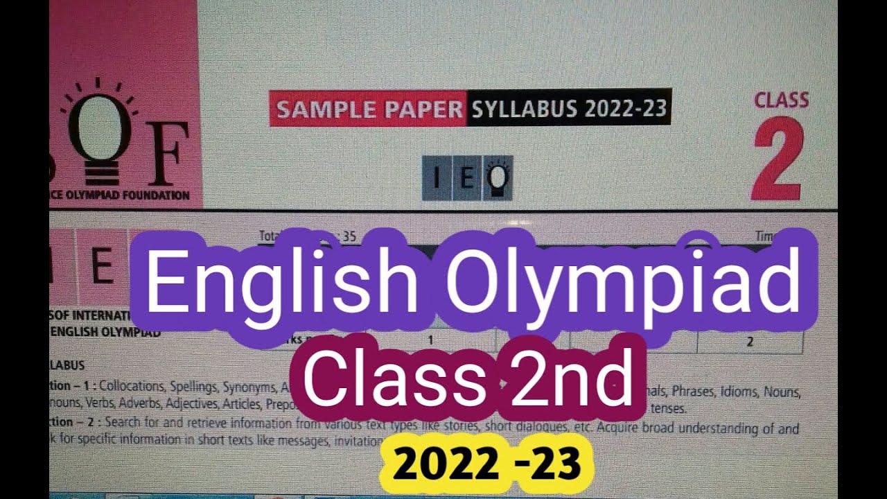 English Olympiad Sample Paper For Class 2 IEO 2022 23 Sample Paper For english-olympiad-sample-paper-for-class-2-ieo-2022-23-sample-paper-for