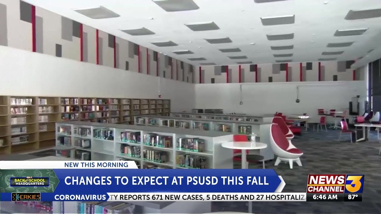 Palm Springs Unified School District upgrades campuses - YouTube