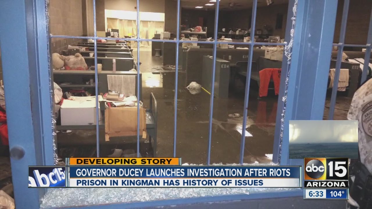 Gov. Ducey launches investigation after Kingman prison riots - YouTube