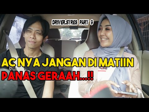 GEREGET!!!DRIVER STRES..MARAH MARAH..KALO MBA TURUN SAYA TERIAK MALING!!!!!PRANK TAXI STRES