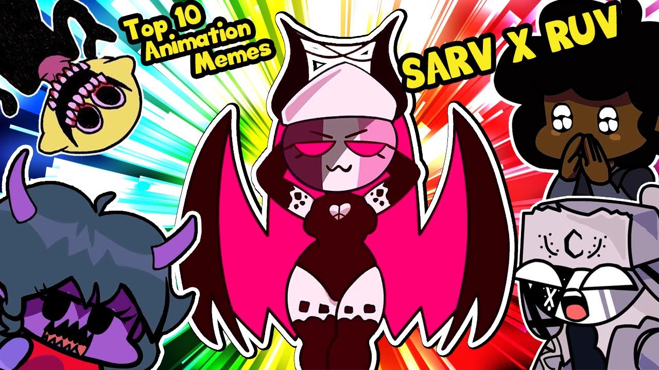 Top 10 Sarvente x Ruv Ship Memes [Mid Fight Masses Animation] FNF - YouTube