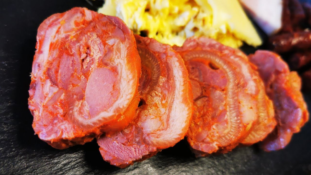 Ruladă de ciolan afumat - YouTube