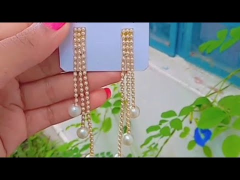 Best hand making earing at home - YouTube