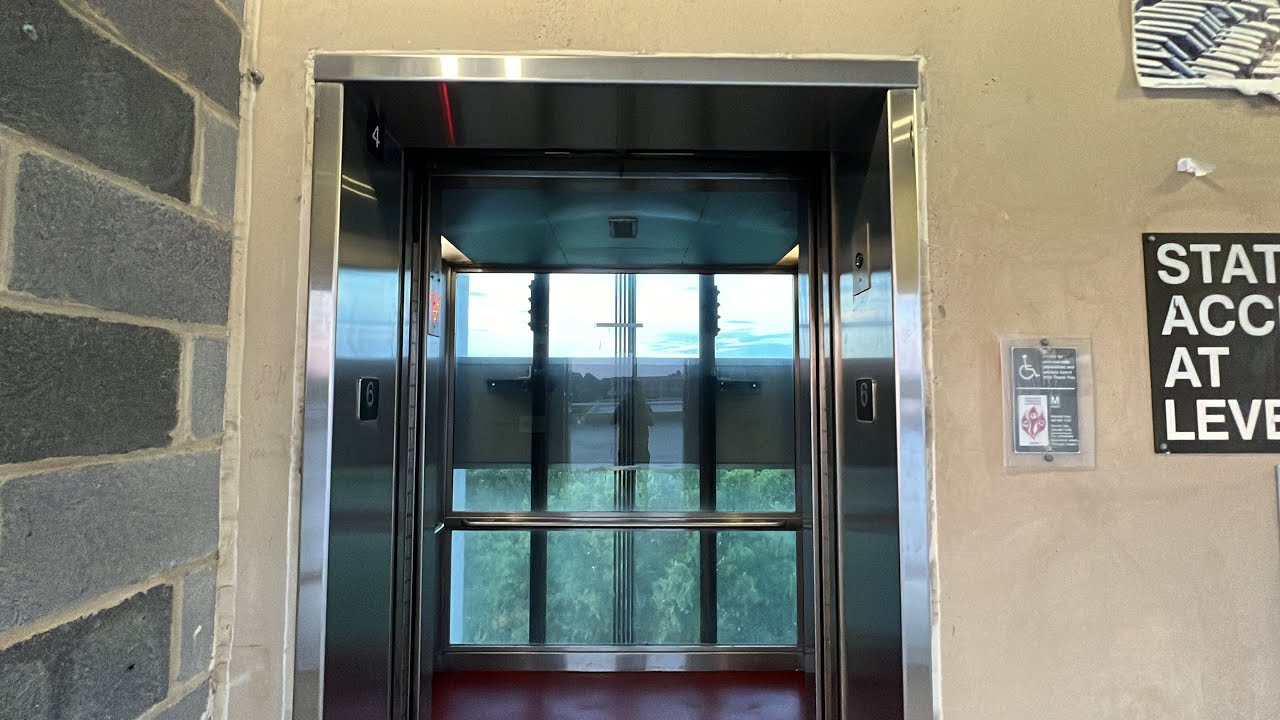 Generic Scenic Traction Elevators at West Falls Church Metro Garage ...