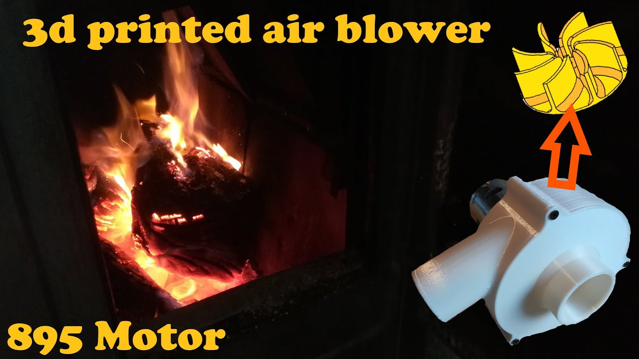 air blower (3d printed) - YouTube