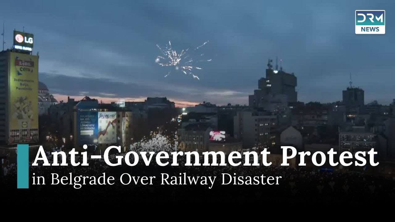 Crowds Gather in Belgrade for Anti-Government Protest Over Railway ...