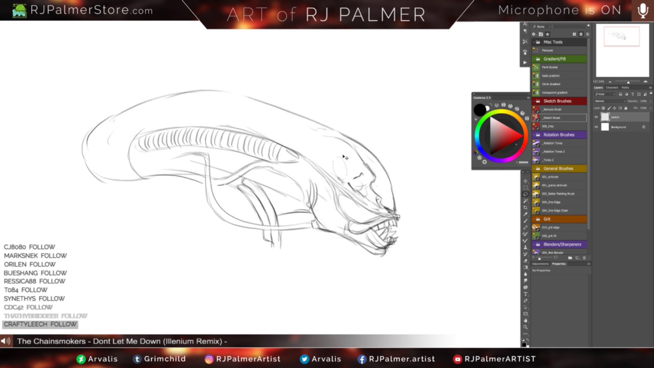 Alien Sketching - YouTube