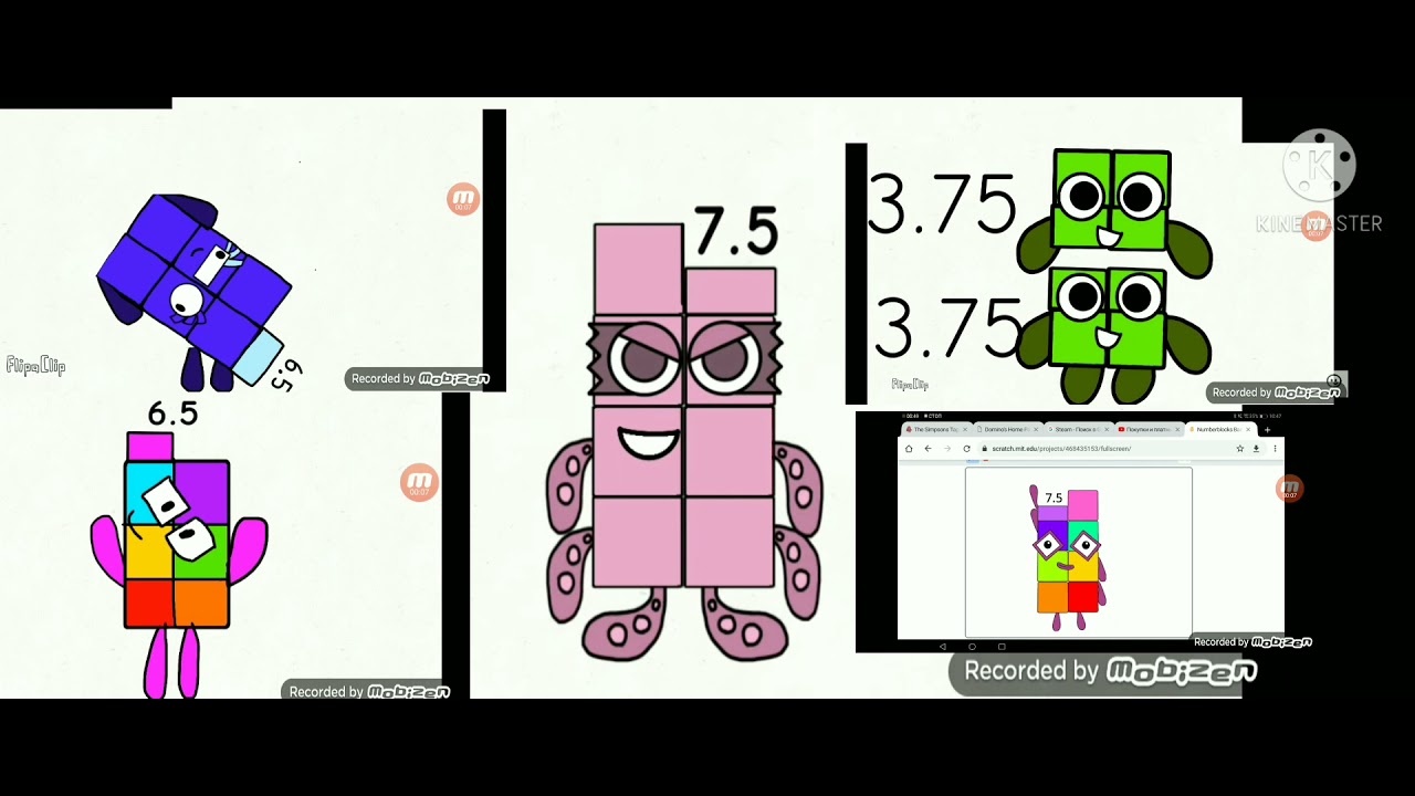 number blocks band halfs 2 all - YouTube