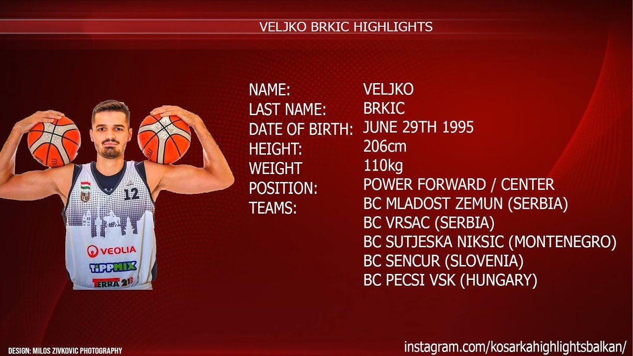Veljko Brkic highlights season 2020-2021 - YouTube
