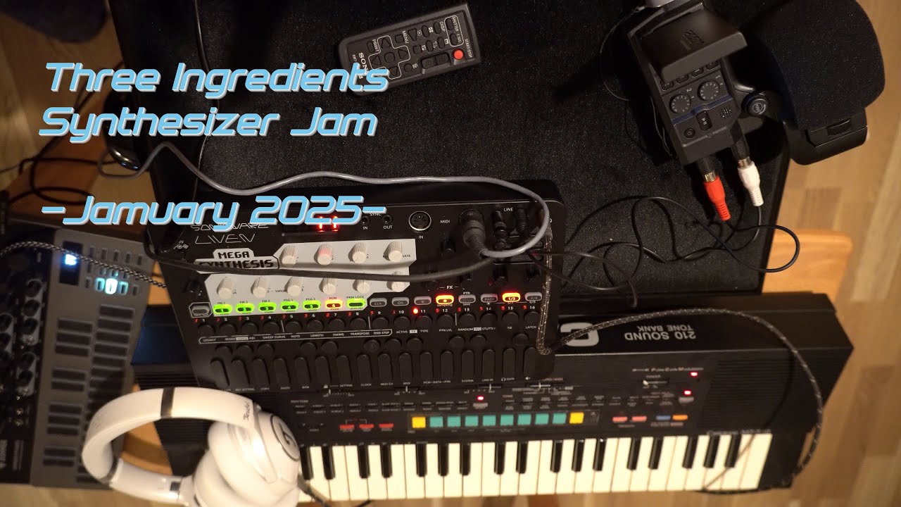 Three Ingredients Synthesizer Jam #jamuary2025 - YouTube
