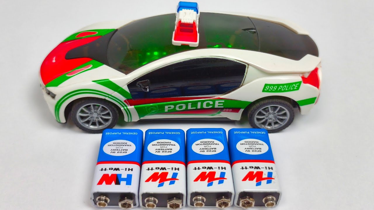 Unboxing Remote Control Rc Police Car, Radio Control Police Car, 3D ...