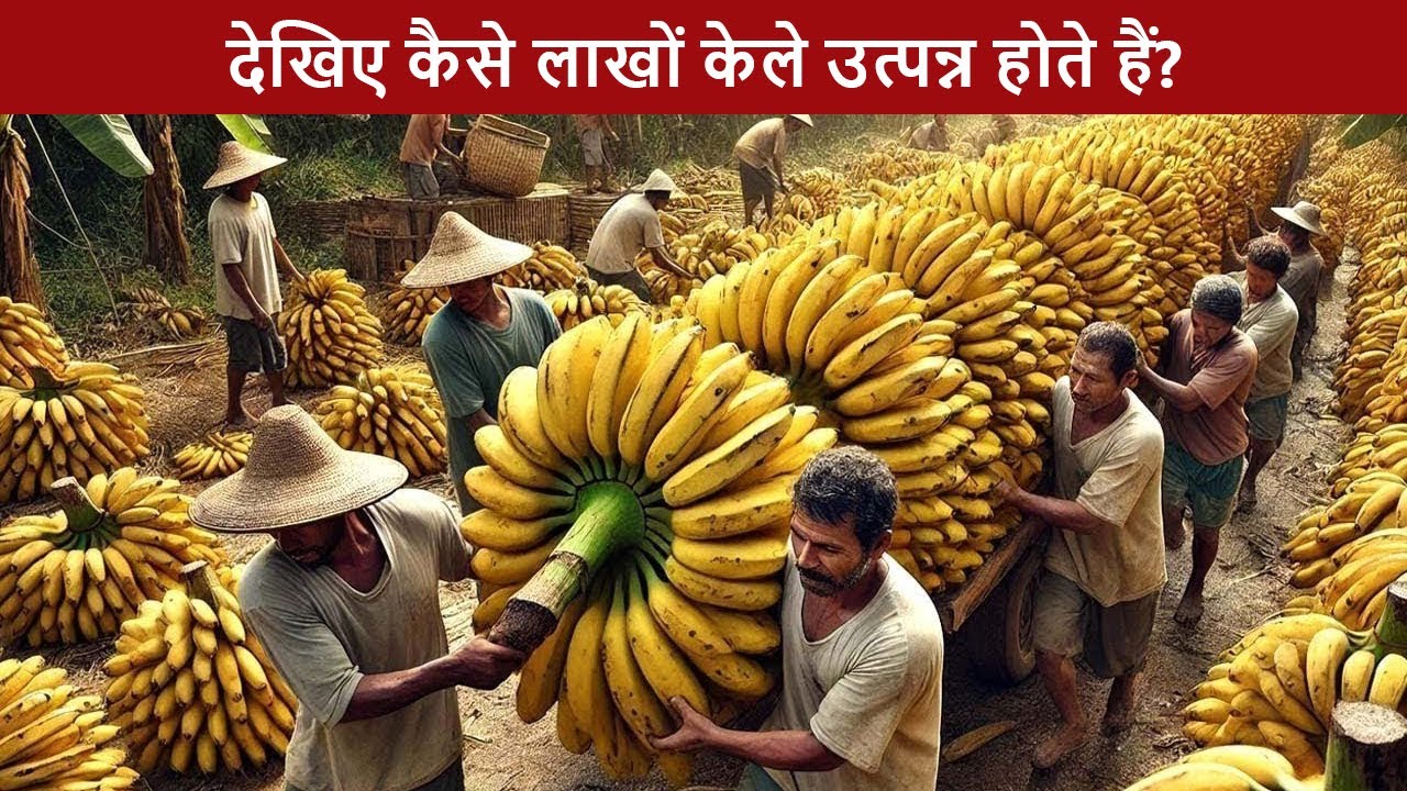 How BANANAS are Produced | Hindi - Urdu | @Zenu_Tech - YouTube