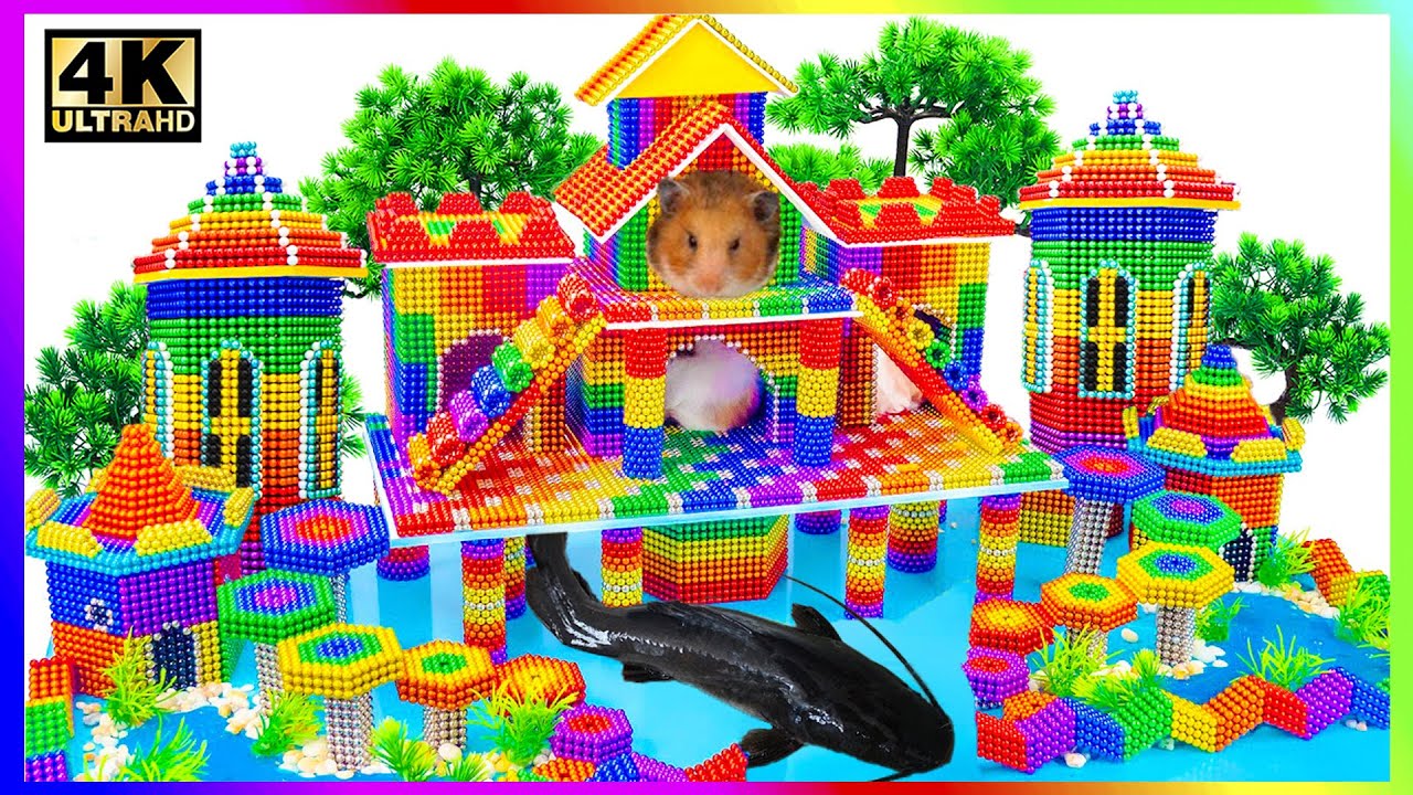 DIY Build Underground Turtle Playground Castle Aquarium With Magnetic ...