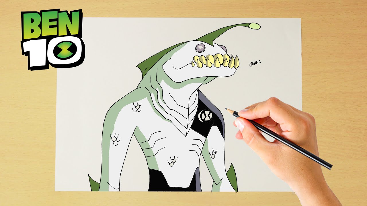 How to draw Rip Jaws | Step by step | Ben 10 - YouTube