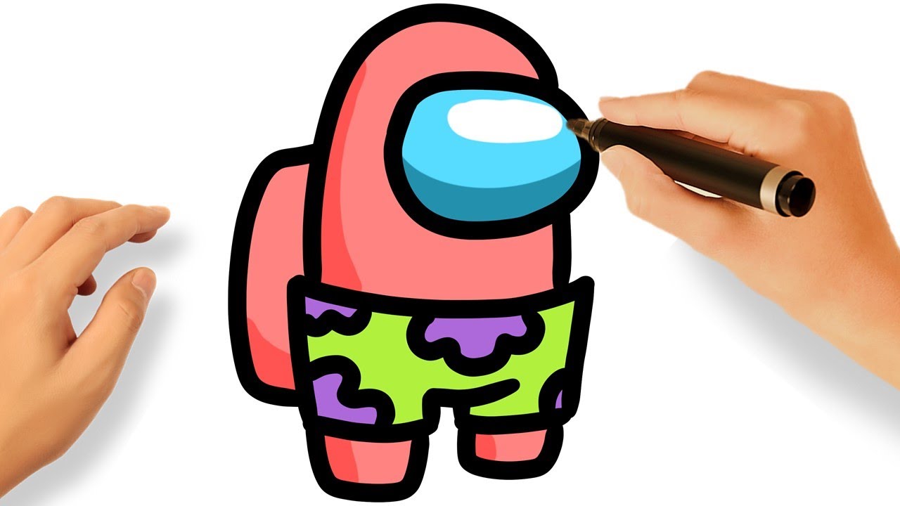 HOW TO DRAW AMONG US PATRICK STAR | SPONGEBOB SQUAREPANTS - YouTube