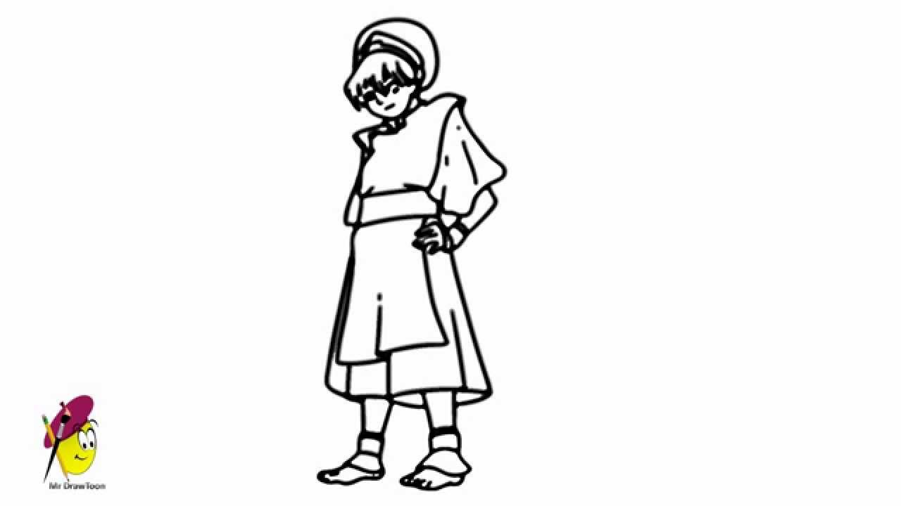 How to draw Avatar - Toph - YouTube