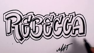 The Name Becky In Graffiti