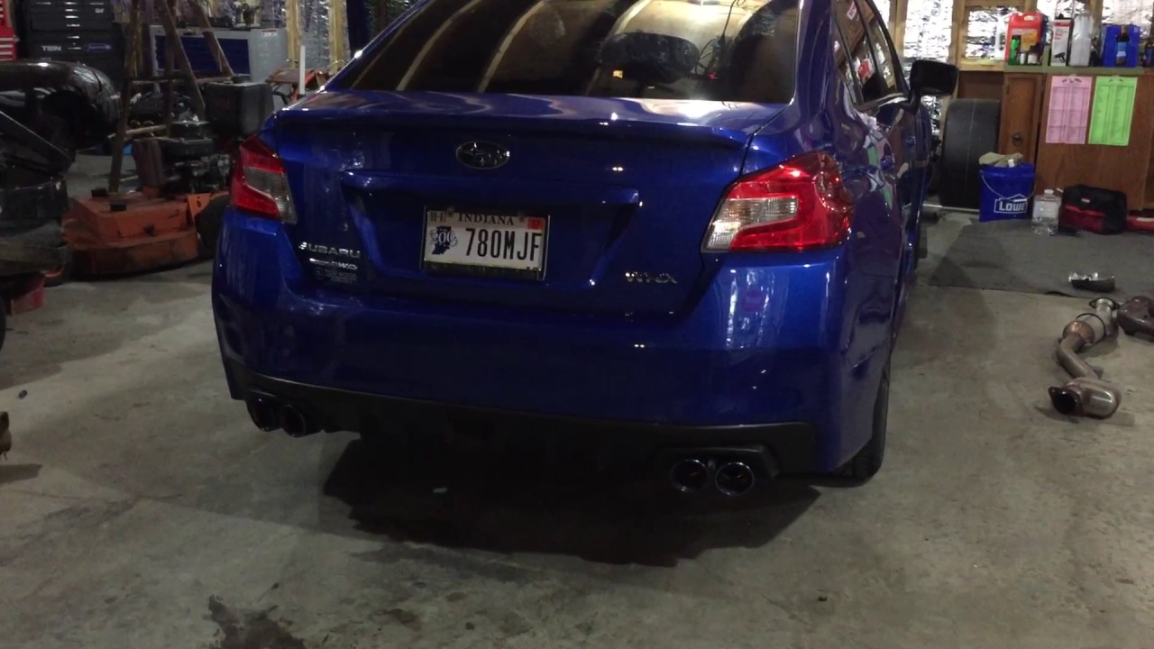 2016 wrx turbo back ETS exhaust - YouTube