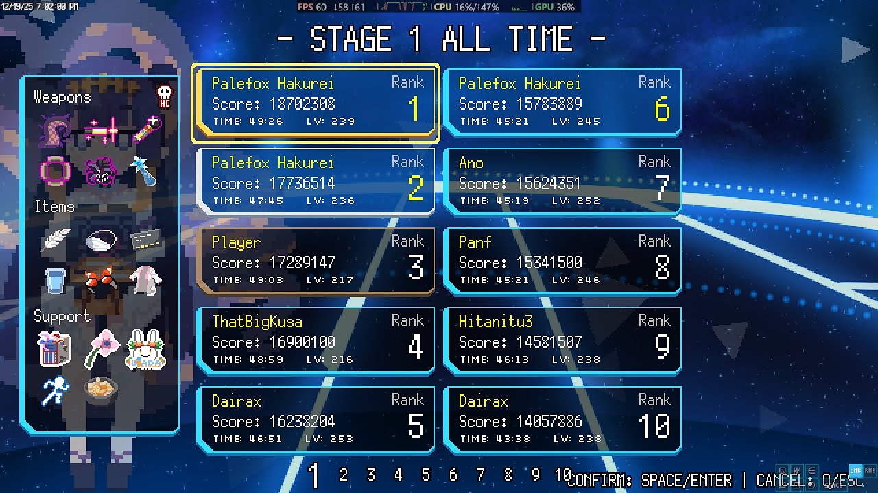 HoloCure v0.7 - Ninomae Ina'nis, 18,702,308pts, 49m 26s - YouTube