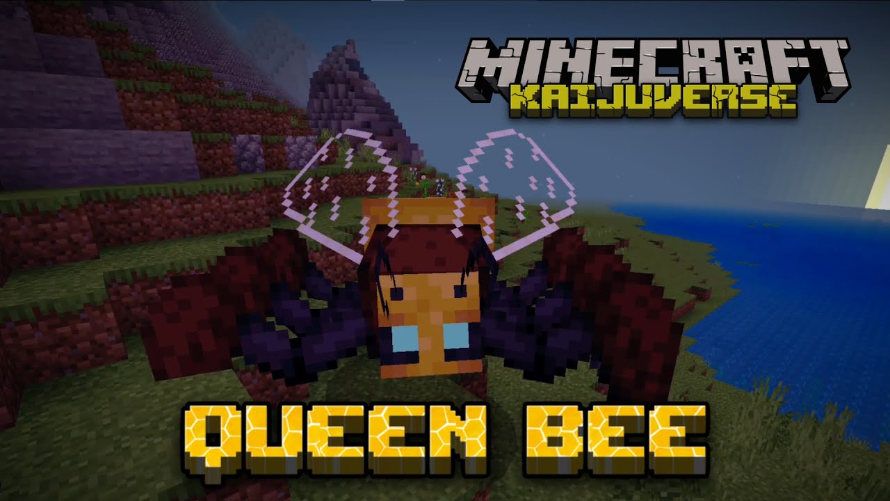 Queen Bee in Minecraft Bedrock (Minecraft X Kaijuverse) | Godzilla Mod ...
