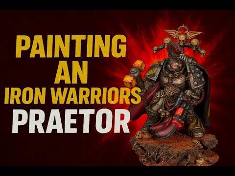 Painting an Iron Warriors Praetor for the Horus Heresy! - YouTube