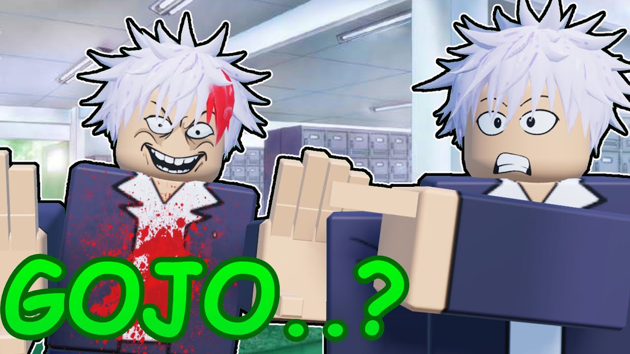GOJO MEETS SUPER SENIOR GOJO?! But its roblox... - YouTube