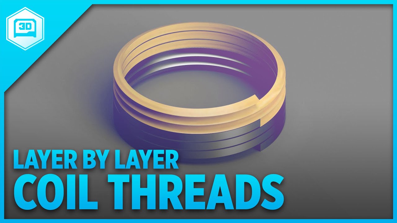 Layer by Layer - Using Coils for Threads - YouTube
