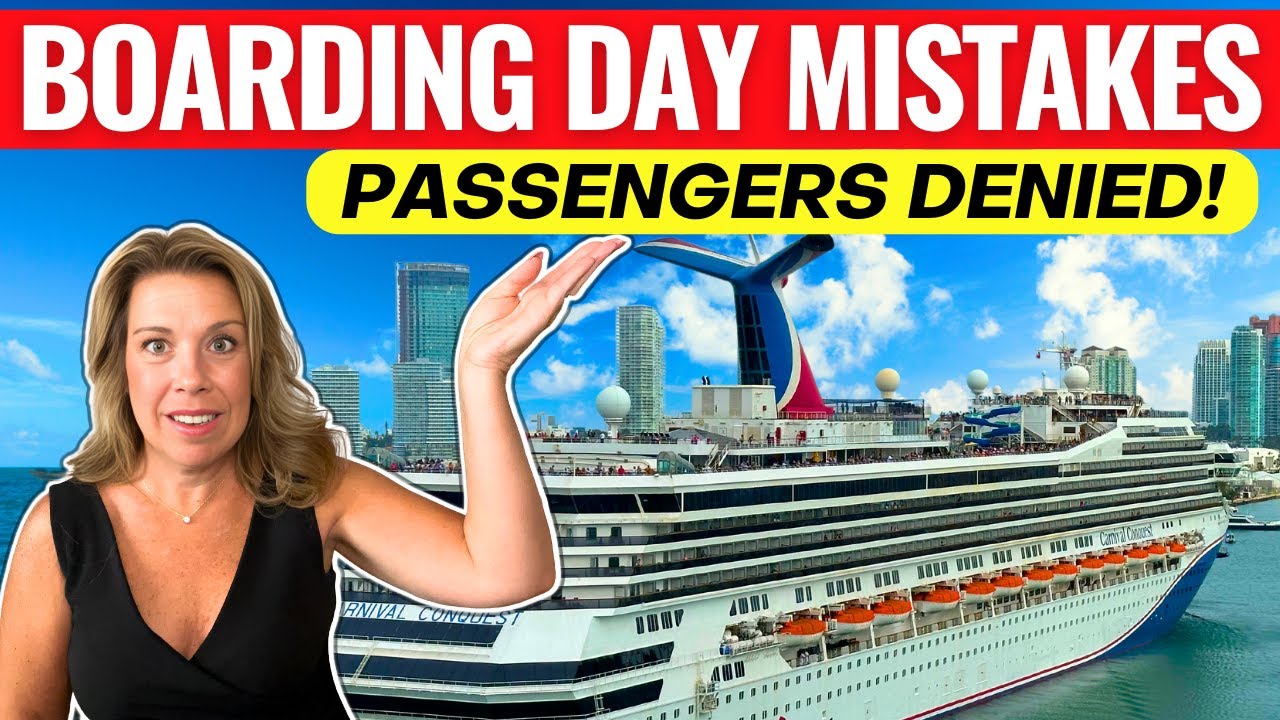 12 Unexpected Reasons Why Cruise Passengers Are Denied On Boarding Day